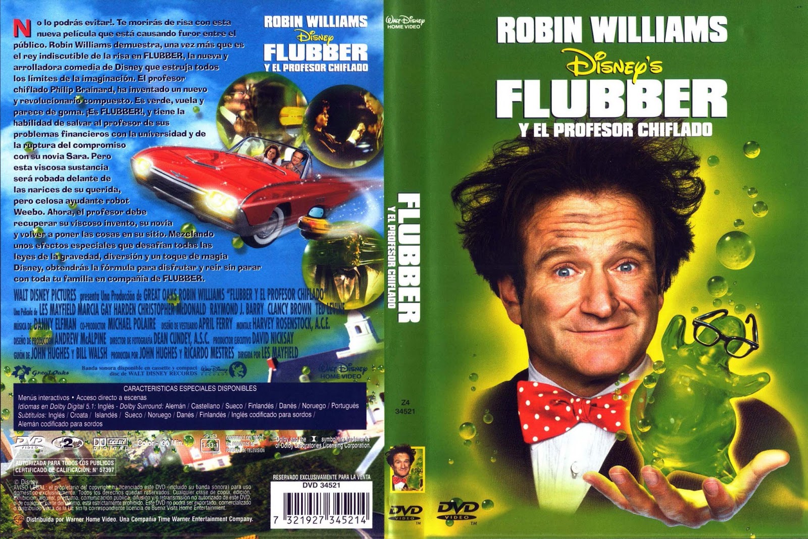 TÓMBOLA DISNEY: Flubber y el profesor chiflado