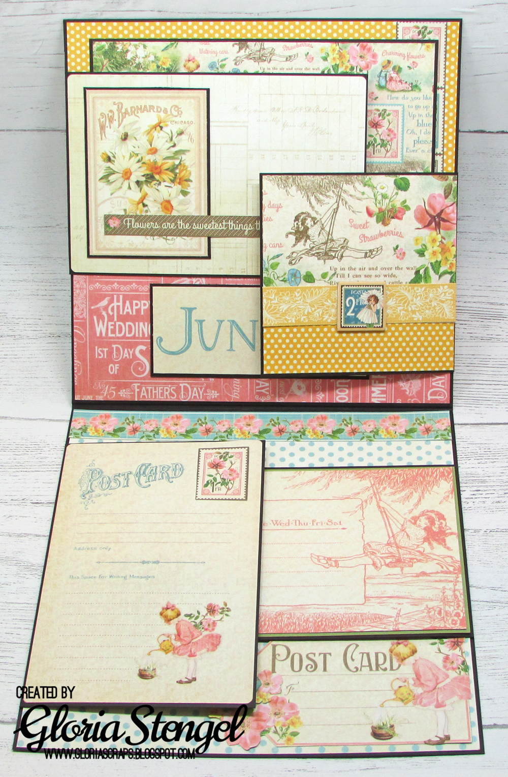 Scraps of Life: Graphic 45 Calendar Folio Series - June