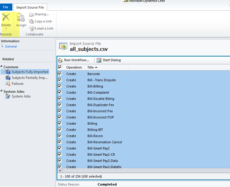 cRm Musings: Bulk import and delete of Subject data - A most excellent adventure
