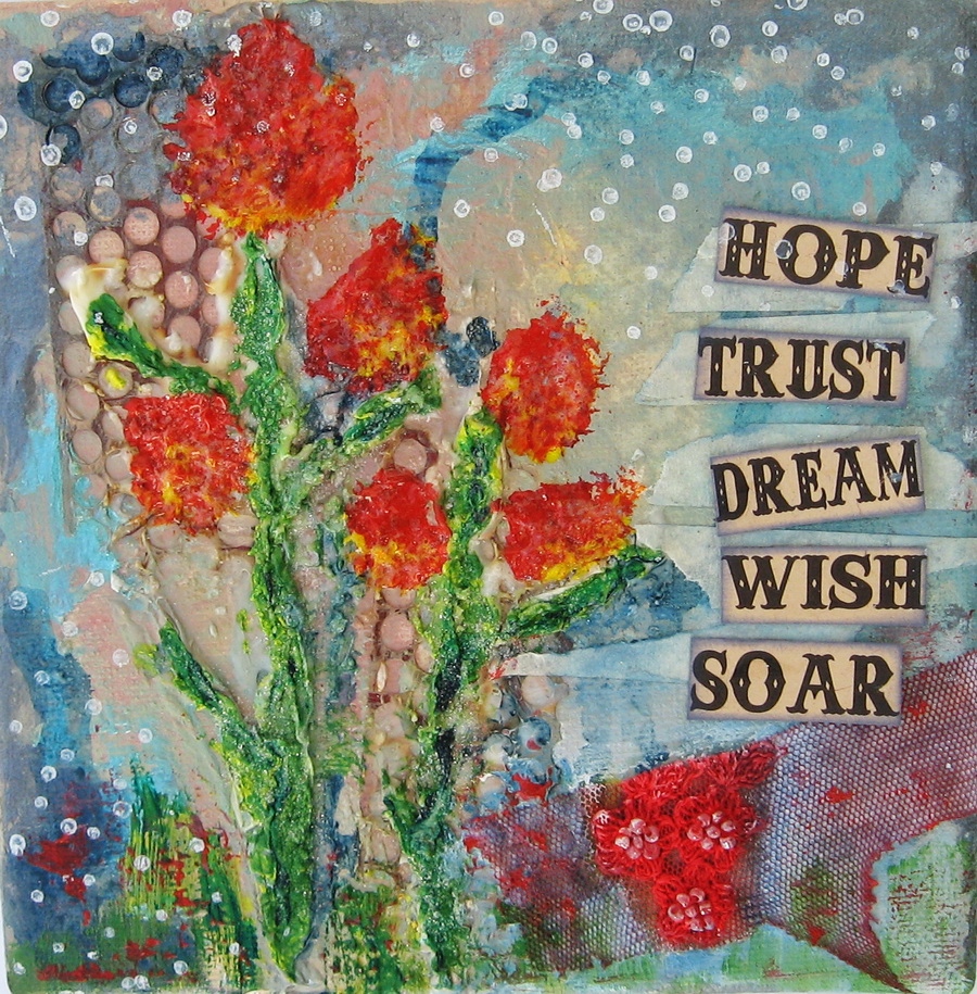 Creative Inspirations Paint: Hope and trust canvas