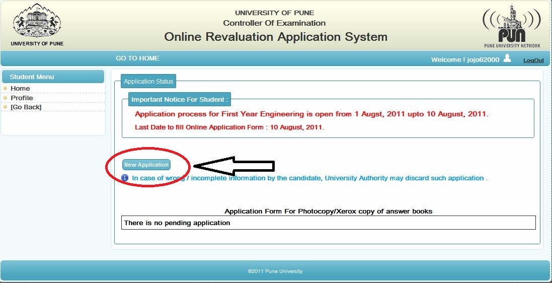 Online Revaluation and Verification Application for PU ~ I. T. Engg Portal
