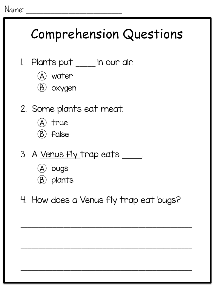 Earth Day Reading Comprehension Pack Plus a FREE DOWNLOAD | The ...