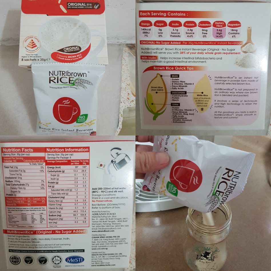 Refresh: Loving Brown Rice with Nutribrown together with your love one