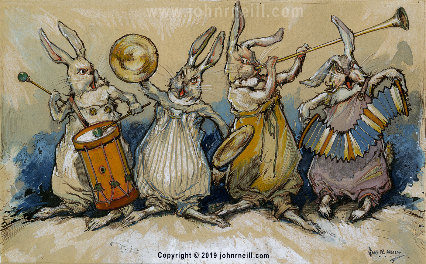 Hungry Tiger Talk: Original Art by John R. Neill!