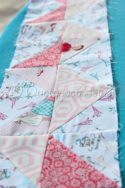 Threads and Pencils: Chevron Quilt, a perfect tutorial