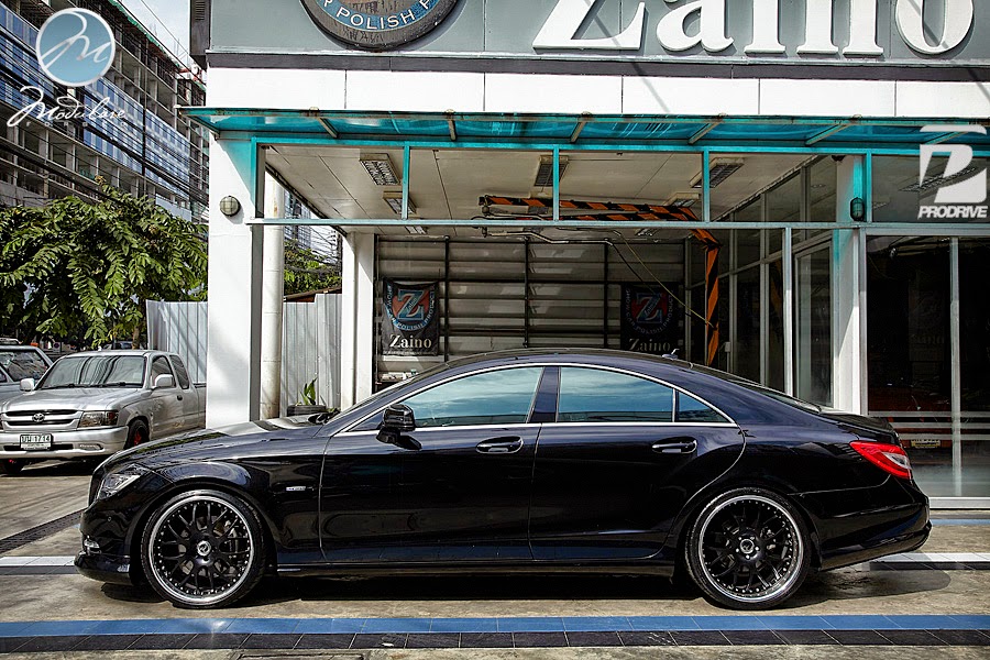 Mercedes-Benz C218 CLS Black on Black Modulare Wheels | BENZTUNING