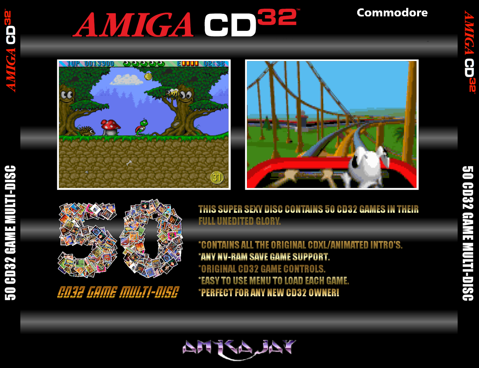 Indie Retro News: Unofficial CD32 Release - 50 CD32 Game Multi-Disc!