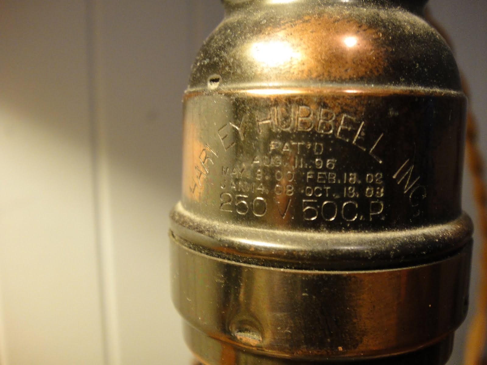 1893 Victorian Farmhouse: Fluted Glass Holophane Shades and 1907 Harvey ...