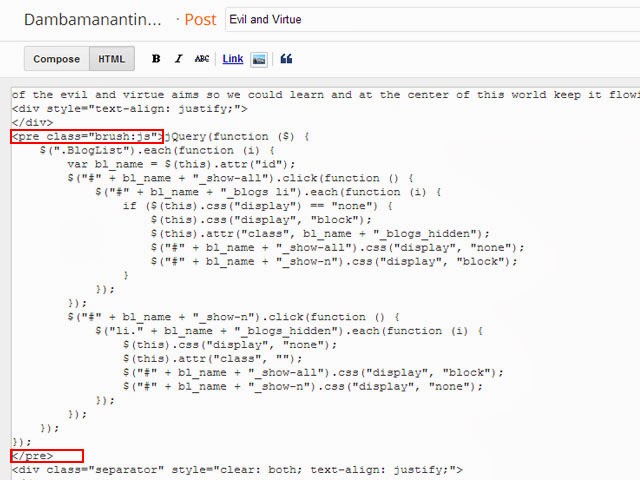 Styling Script Code With Syntax Highlighter Blogger Agratitudesign