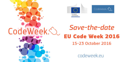 The Digital Teacher: Schools : Code Week EU ? Let's go