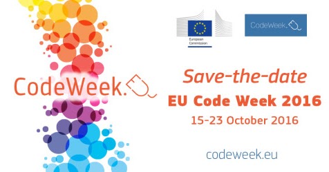 The Digital Teacher: Schools : Code Week EU ? Let's go