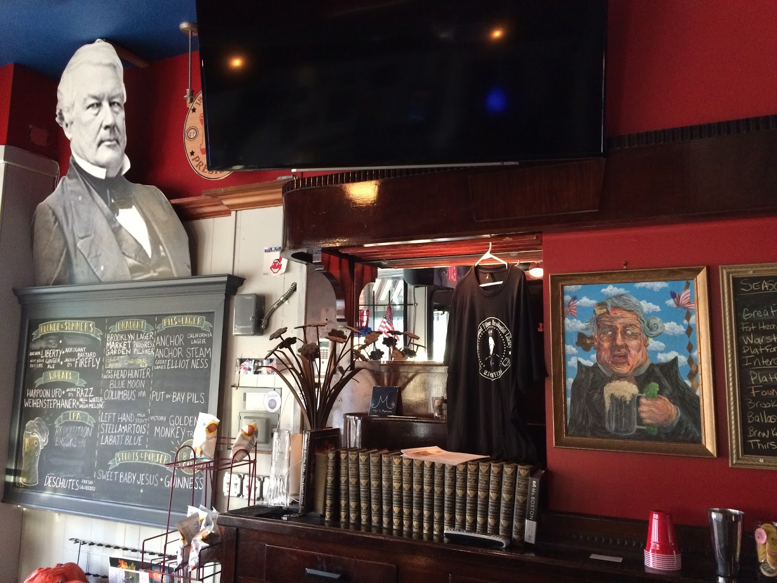 Presidentress: Millard Fillmore Presidential Library/Bar