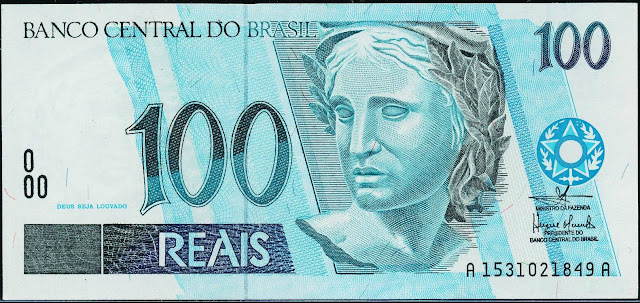 Brazil 100 Reais banknote 2005 Grouper|World Banknotes & Coins Pictures ...