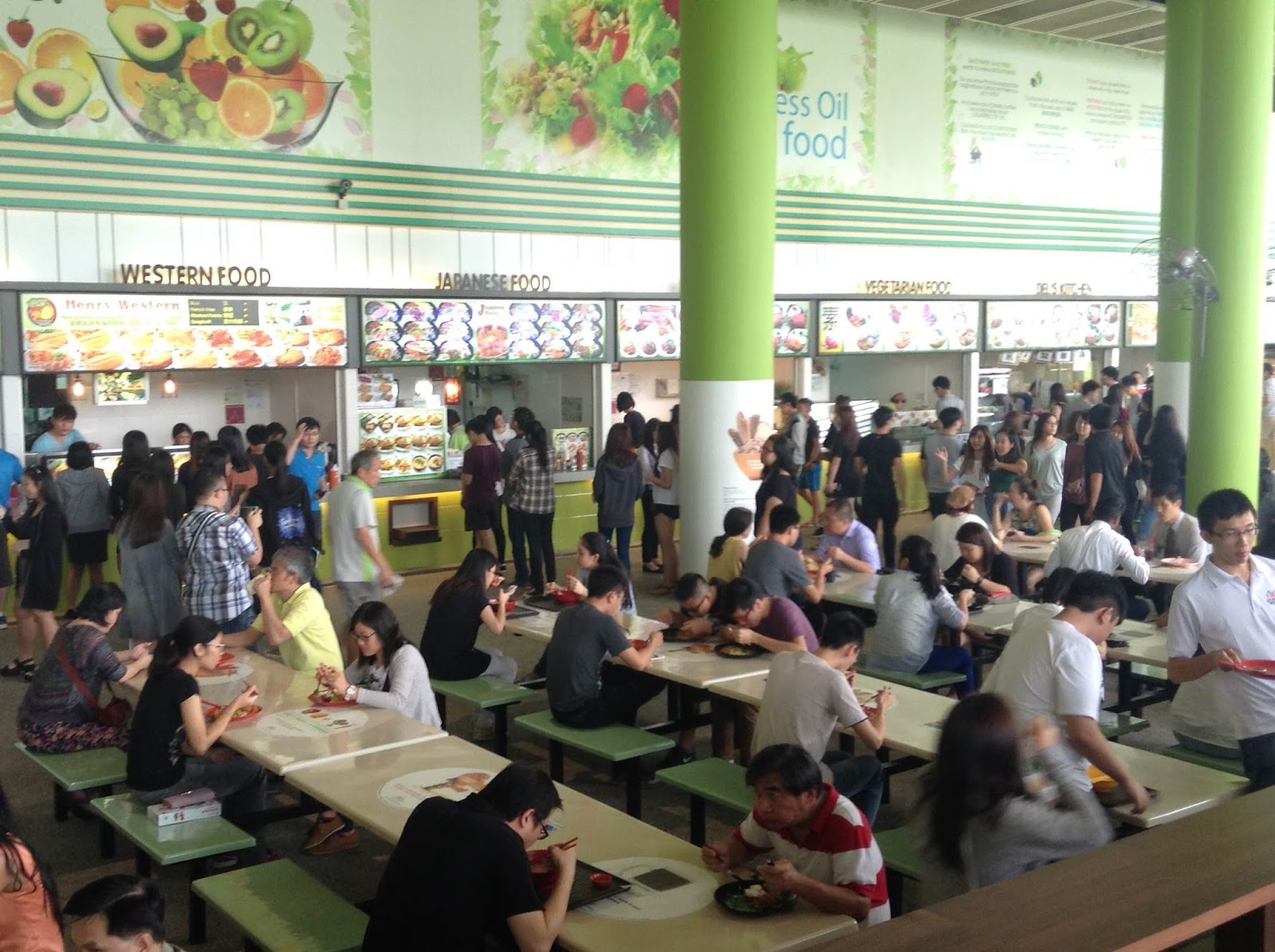 Long queue in RP canteen