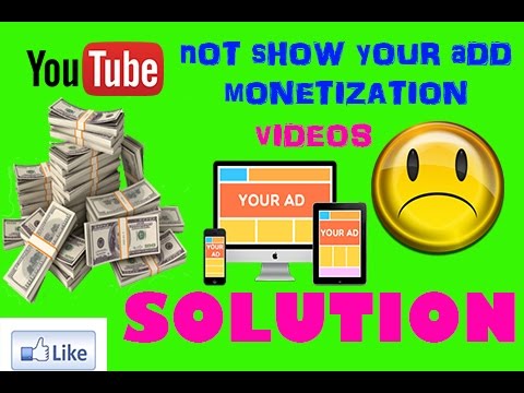 Monetized Videos not showing Ads in youtube Fix 100% Problam ...