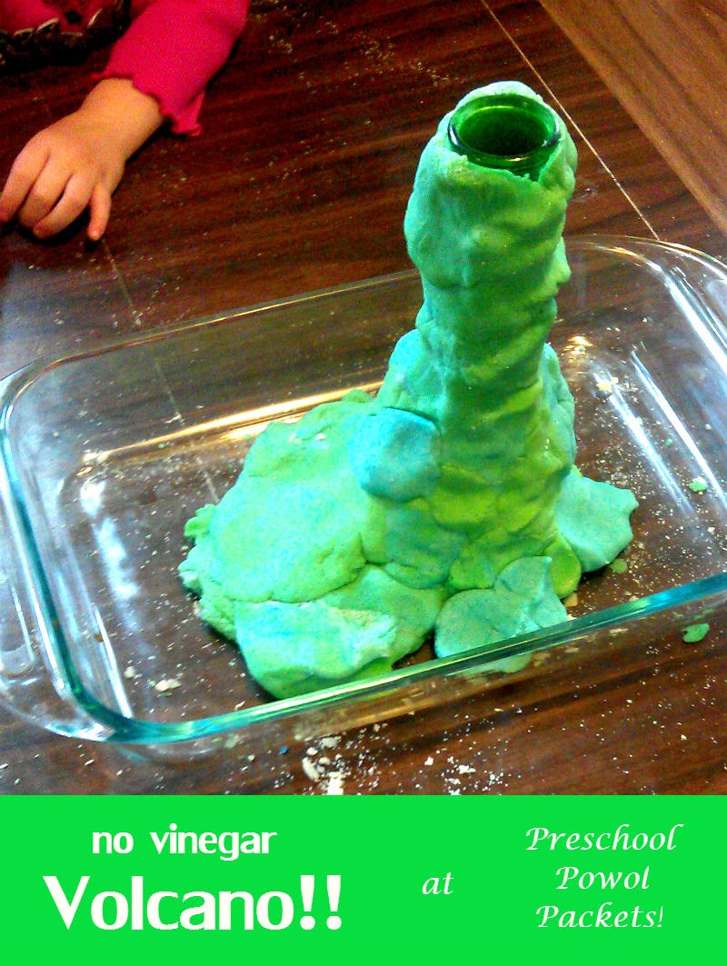 No Vinegar Volcano Science Experiment Preschool Powol Packets No Vinegar Volcano Science Experiment Preschool Powol Packets