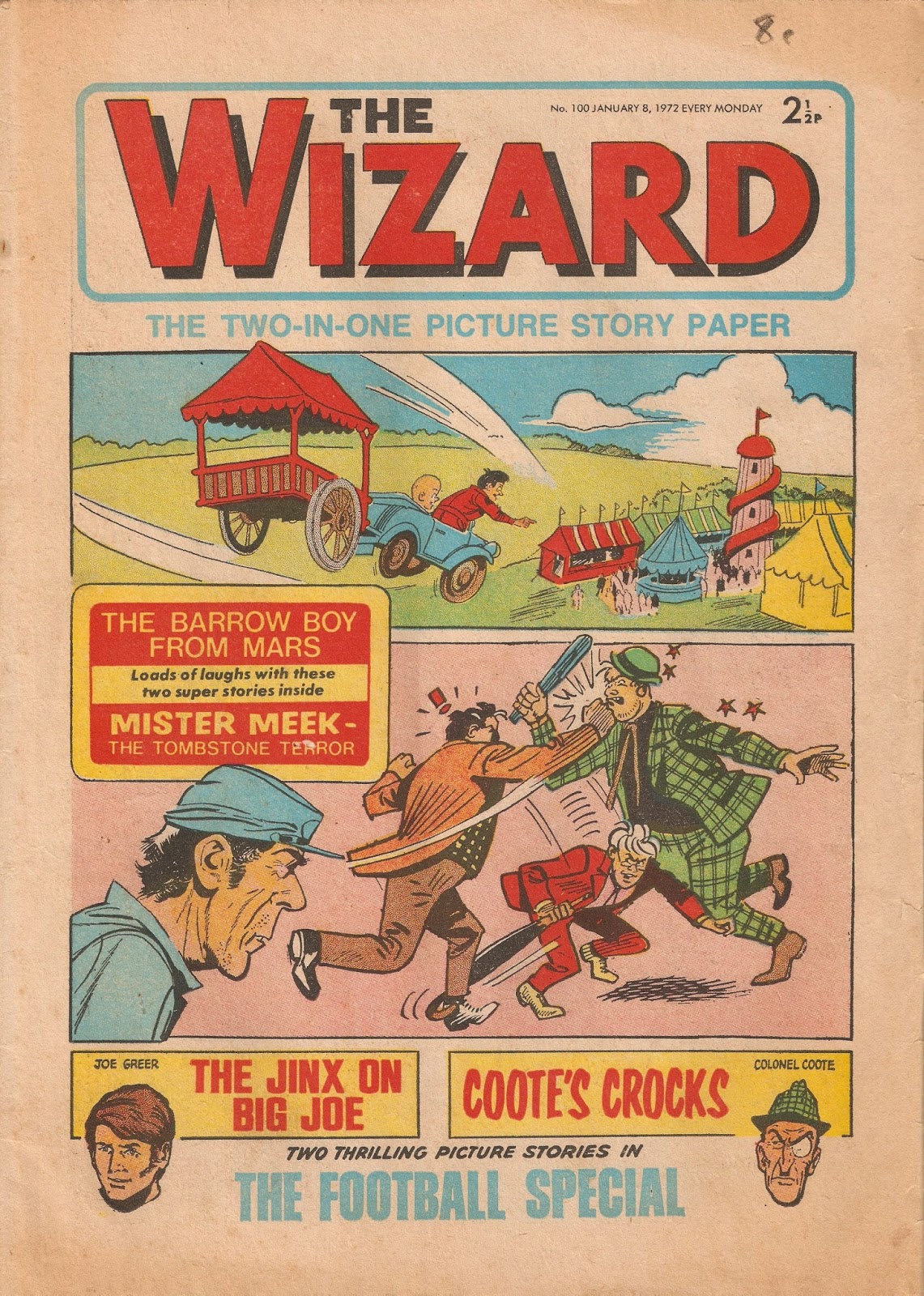 Wacky Comics!: Wizard #100 (1972)