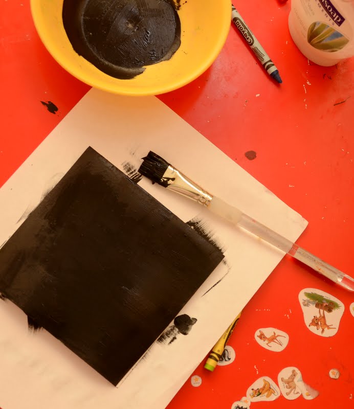 Made in Mommyland: Make your own scratch art paper