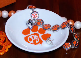 Clemson Girl: A ring dish for your Clemson ring (+ a giveaway)