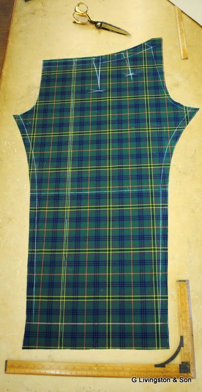 Scottish Bespoke Tailoring: Military cut trews without side seam