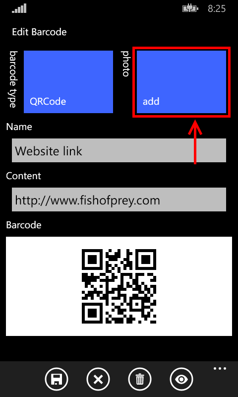 Daniel Ballinger's FishOfPrey.com: Windows Phone 7&8 - Barcode Wallet