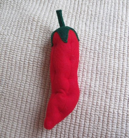 Art Threads: Wednesday Sewing - Felt Peppers
