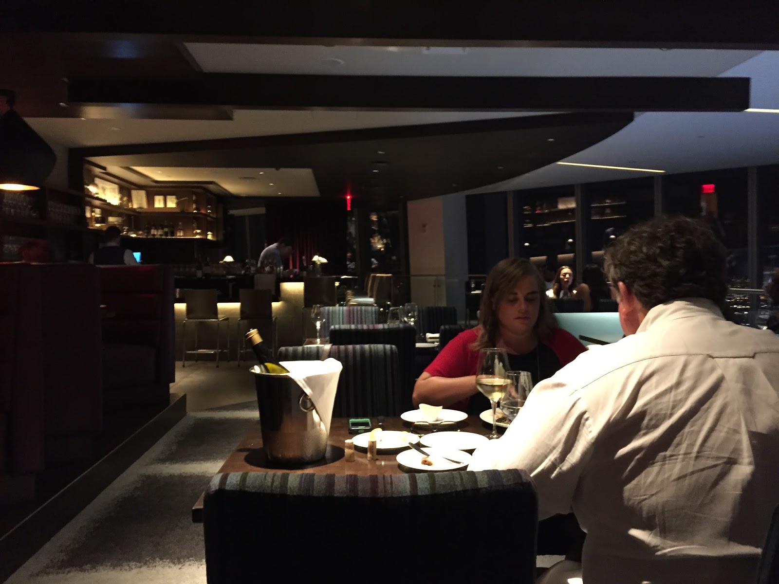 Dinner at "One Dine" -- The Restaurant at the Top of the Freedom Tower