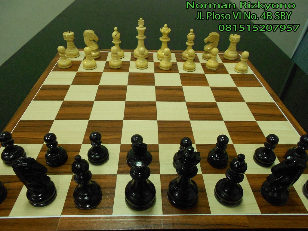 BUAH CATUR KAYU TIPE ANDERSSEN ~ GROSIR CATUR