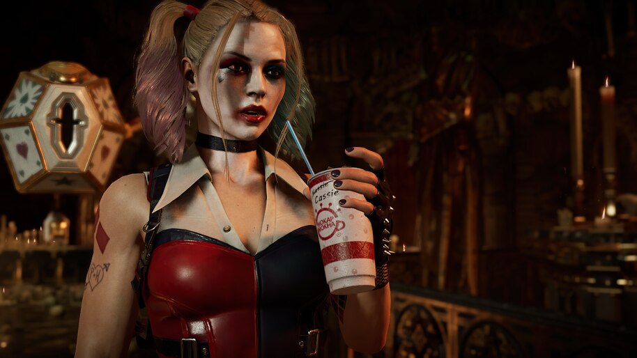 Harley Quinn Cassie Cage Mk11 4k 7 1432 Wallpaper Pc Desktop