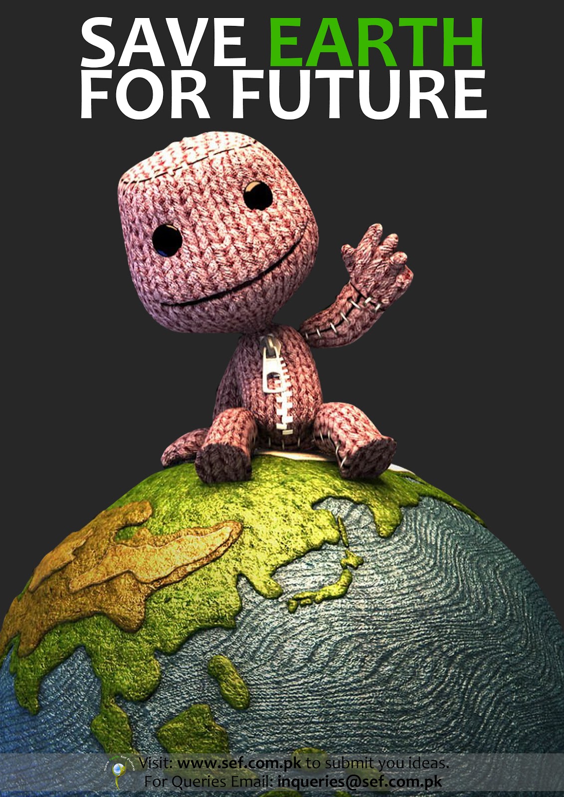 Save Earth For Future: Global Warming Awareness Poster. (Designed by ...