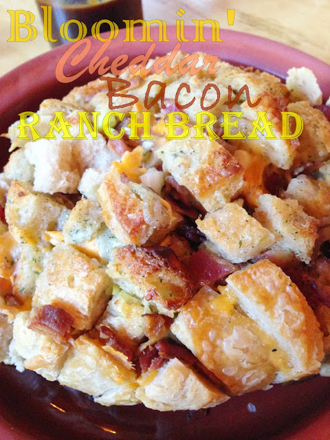 Bloomin' Bacon Cheddar Ranch Bread - Purple Chocolat Home