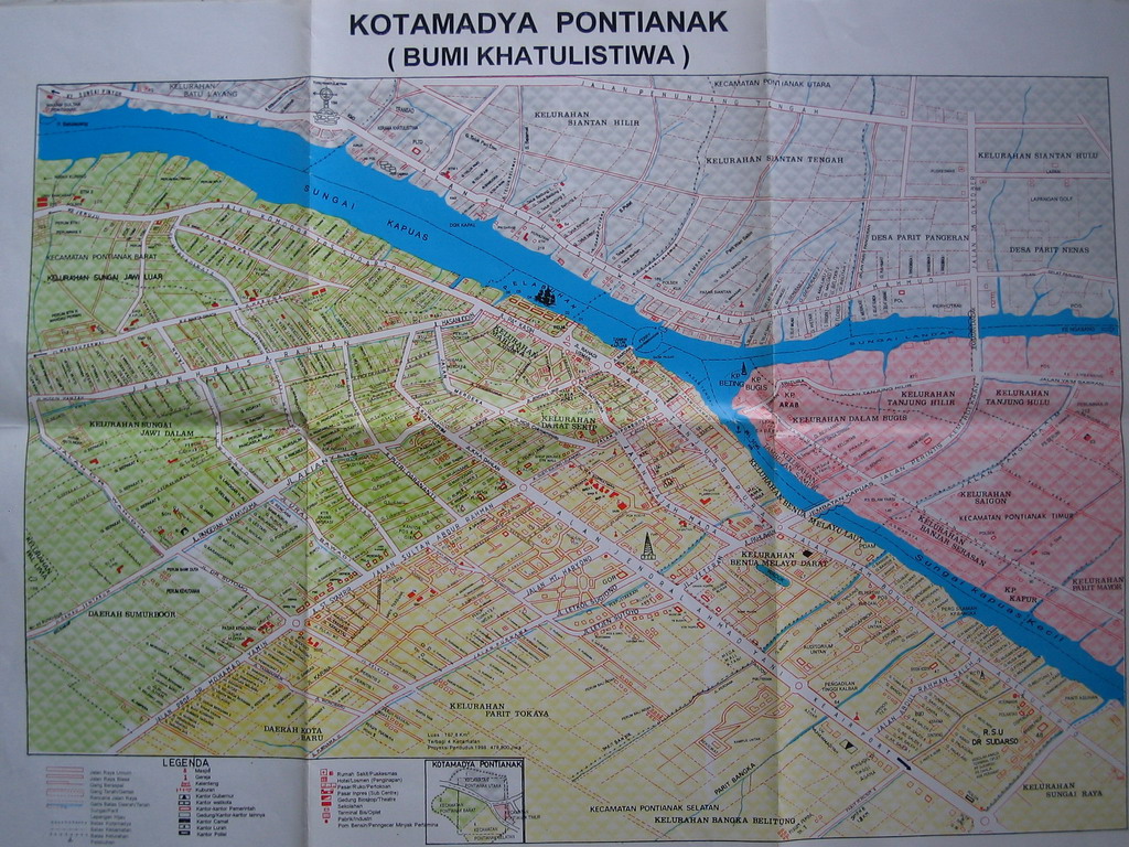 DESNANTANA JOURNEY: Pontianak city map