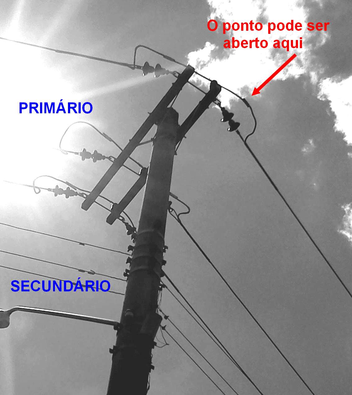 Wikieletrica Serviços: Estrutura primária M4 (meio beco)