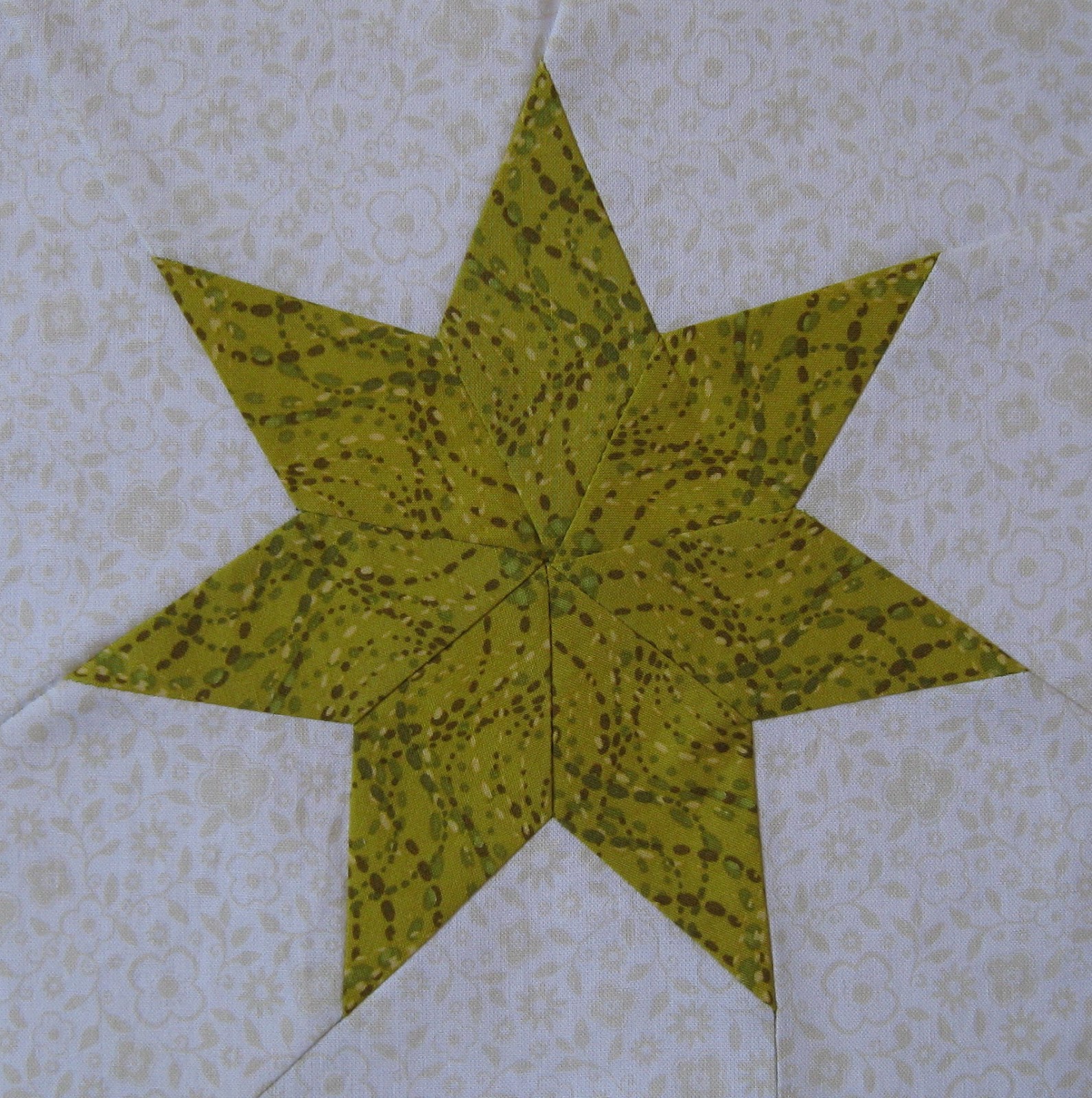 Colvin Kiwi Quilts: Block 29 - Seven Pointed Star for Australia