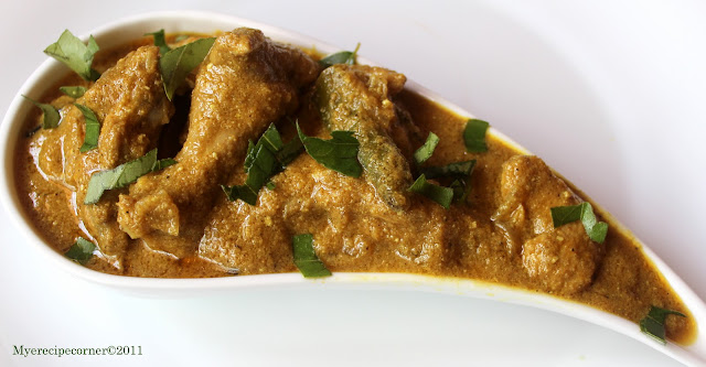 Mye's Kitchen: Nilgiri Chicken Korma.