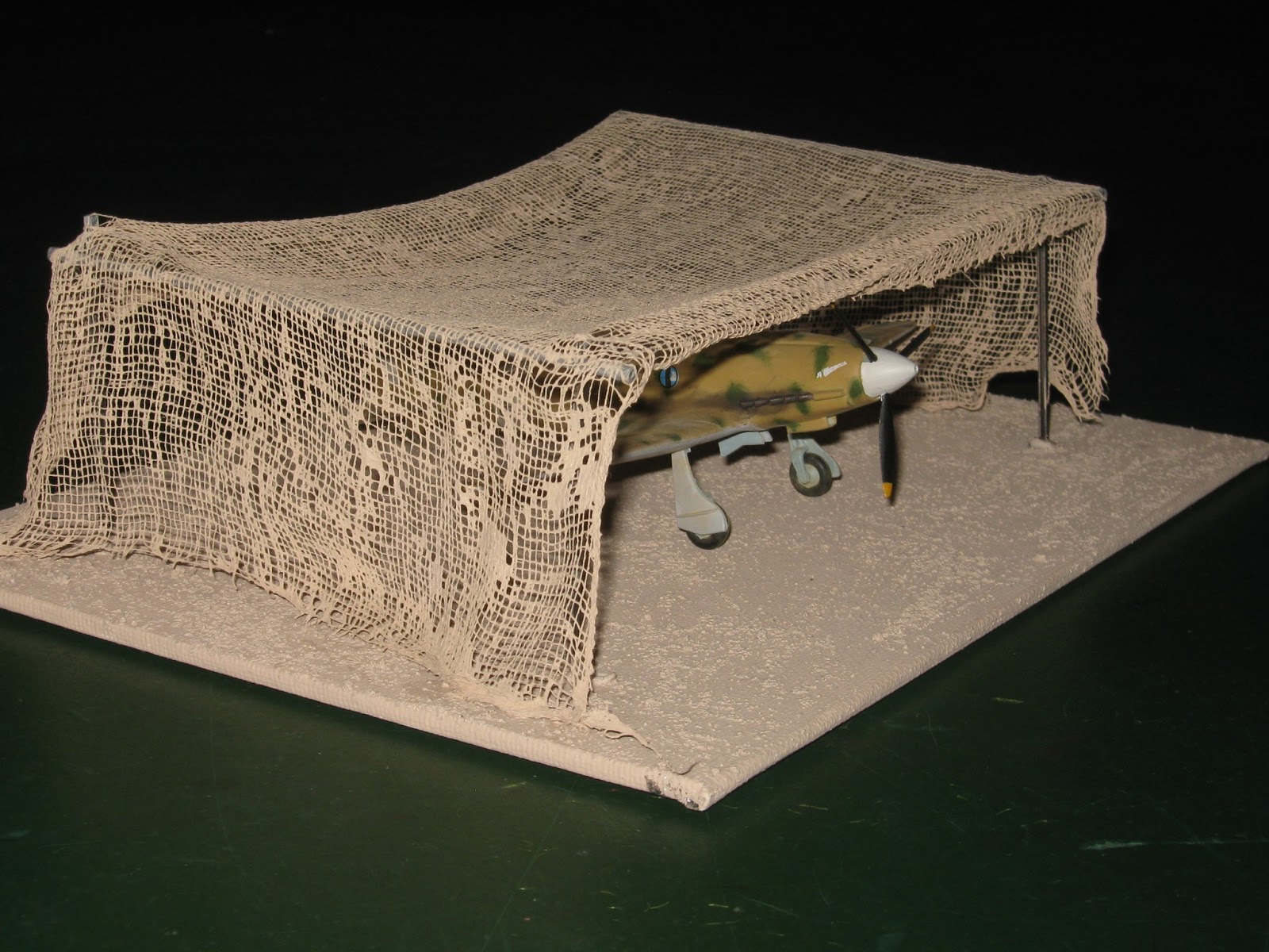 The Miniatures Man: Camouflage netting for aircraft