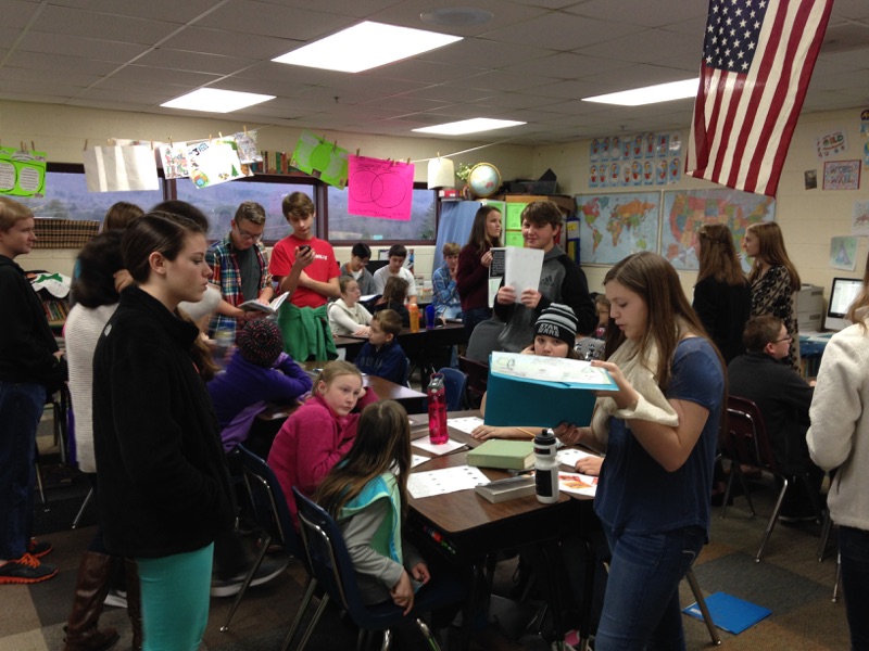 Mrs. Dyer's 5th Grade Class Blog: HS STEM Class Visit