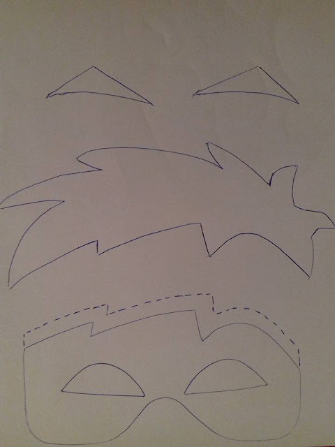 Moldes de E.V.A Facil: Máscara do Hulk com molde