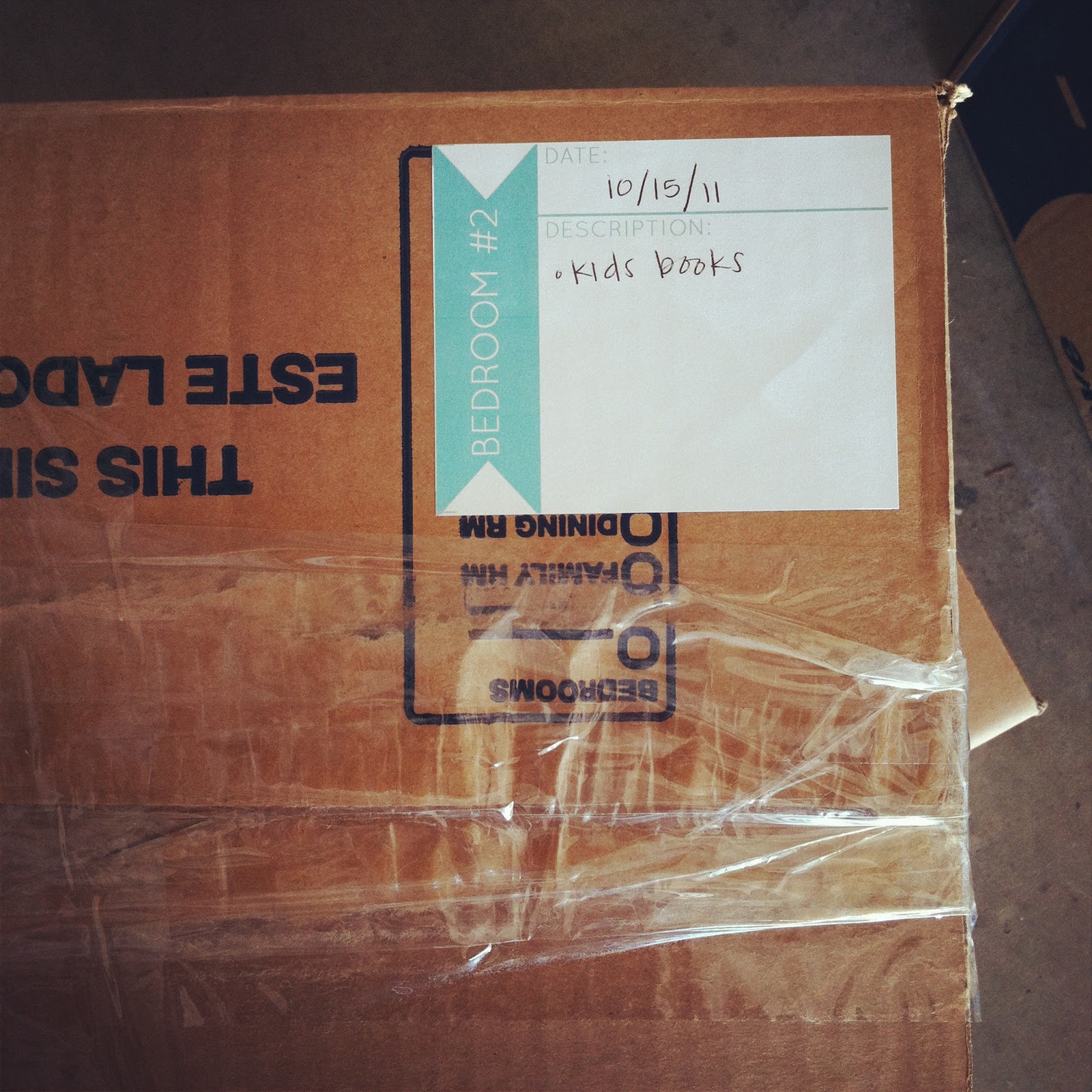 always underfoot: pack it up, pack it in!