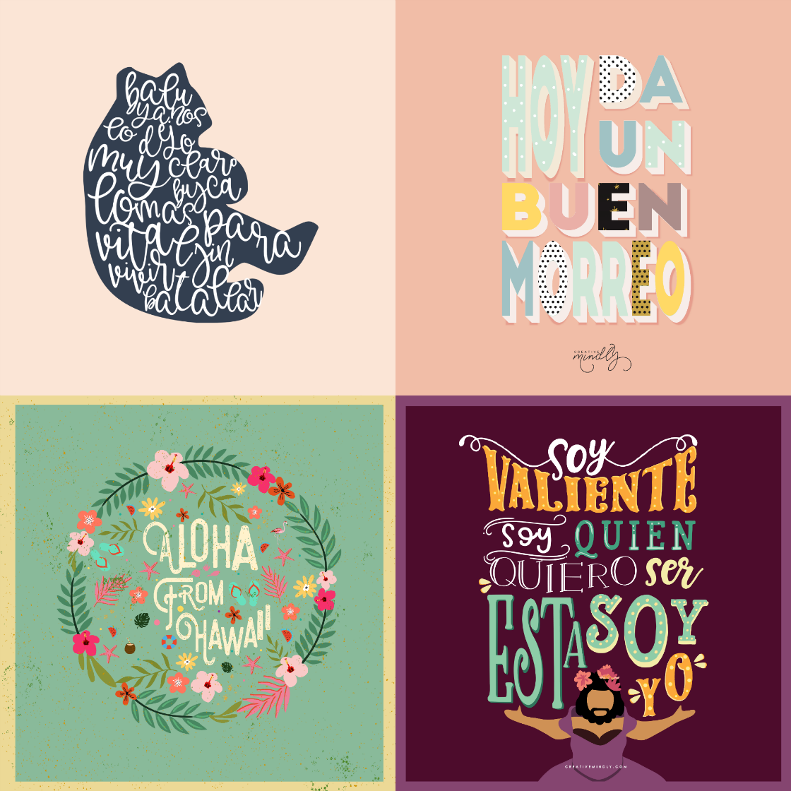 Creative Mindly: Haz tus carteles o láminas con mensajes