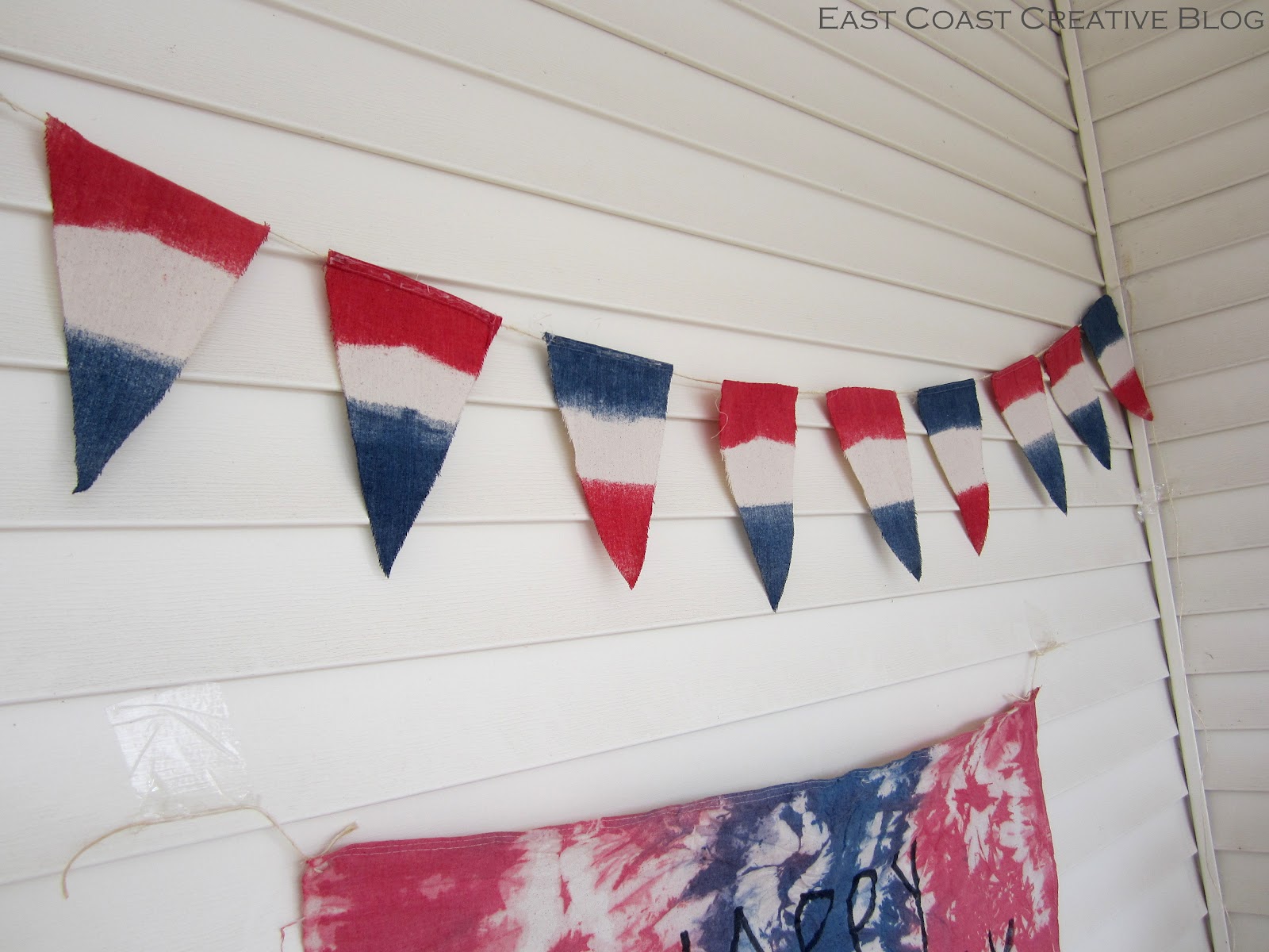 Tie Dye Pennant Banner & Sign | East Coast Creative