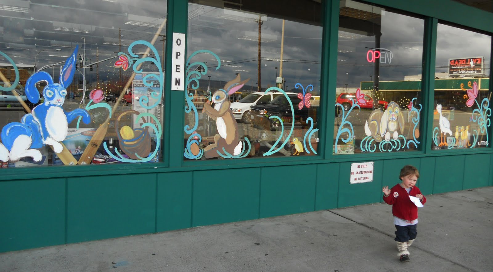 Dreamscapes: Easter Window Painting