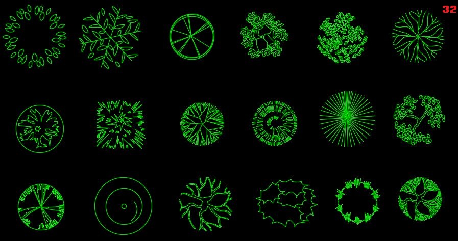 Over Than 600 TREE DWG Free Download - Architecture Design | sketchup ...