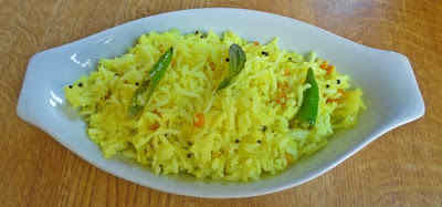 எலுமிச்சை பழம் சாதம் - lemon rice in tamil nadu style