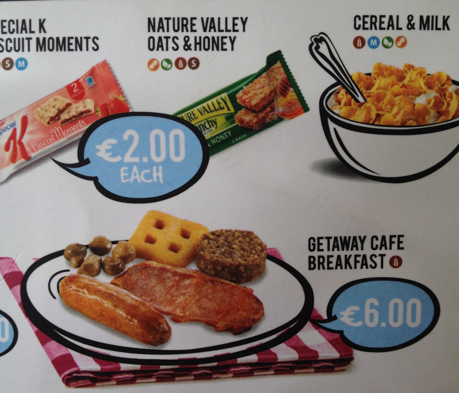The Fry up Inspector: Ryanair - Getaway Cafe Breakfast