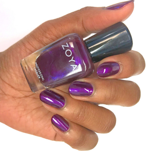 Wet Zoya Isadora Glossy Purple Iridescent Nail Art Essentials