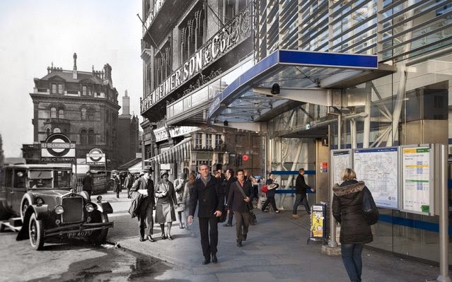 Step Into The Past: London Then and Now by Streetmuseum App ~ Vintage ...