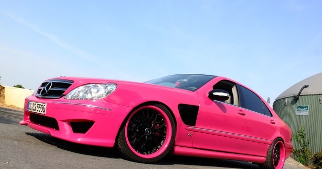 Mercedes-Benz W220 S55 AMG Pink on Barracuda Voltec Wheels | BENZTUNING