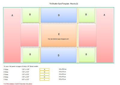 The Per(s)nickety Scrapper: Tri-Shutter Card Templates and Tutorial