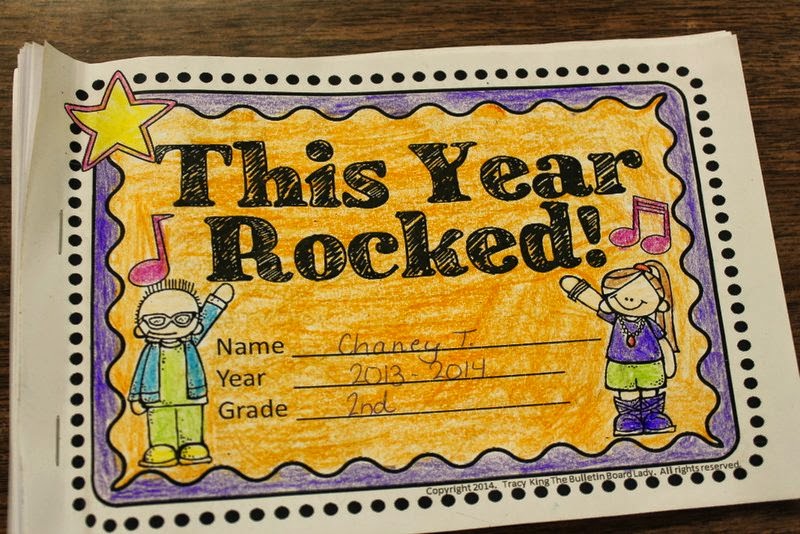 Mrs. King's Music Class: This Year Rocked: End of the Year Memory Book